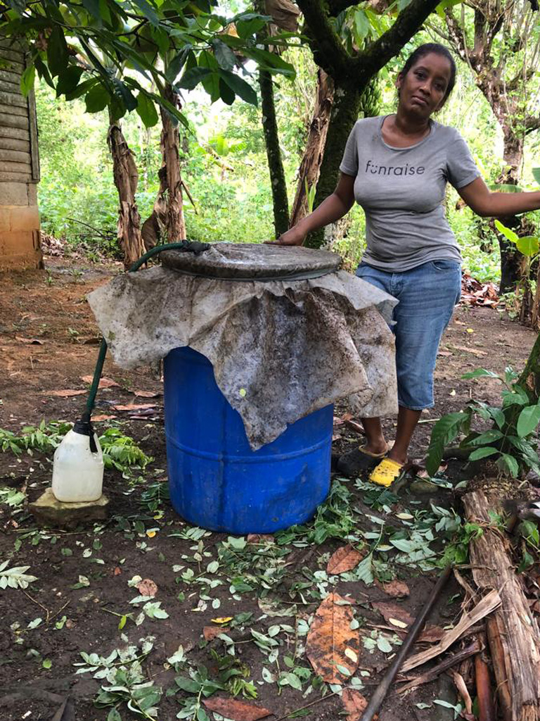 Cacao Forest technicians teach REP producers how to make organic ...